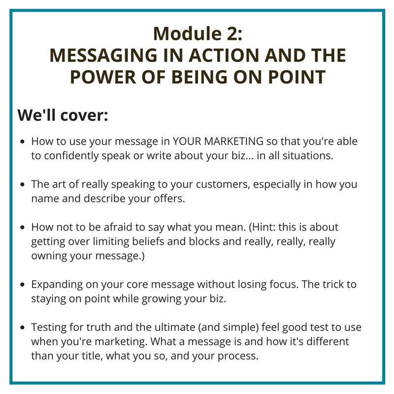 The Marketing and Messaging Class - The Unstoppable Woman®